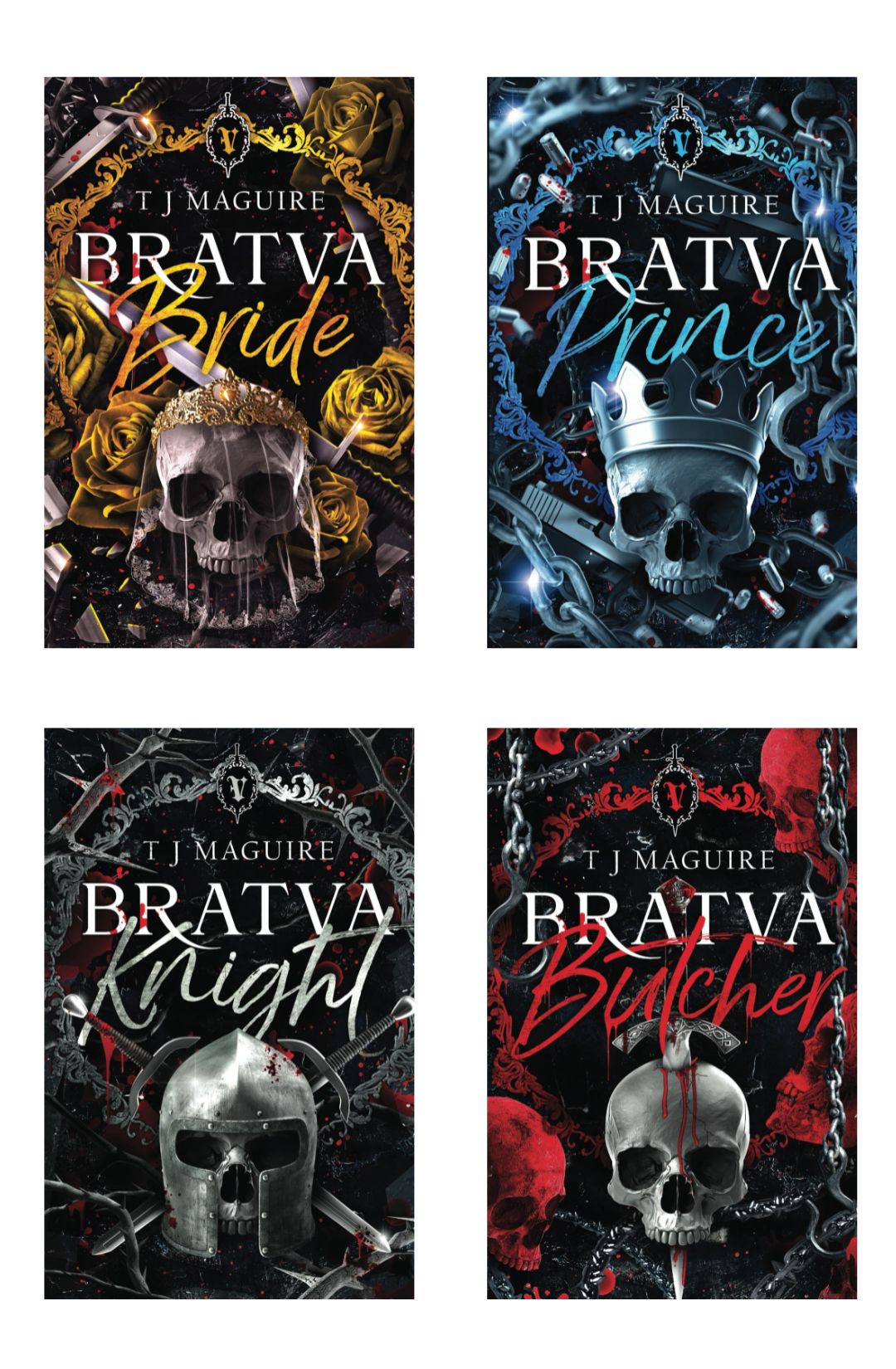 Bratva Series by T.J. Maguire (Hand Signed) – Trilogyofromance